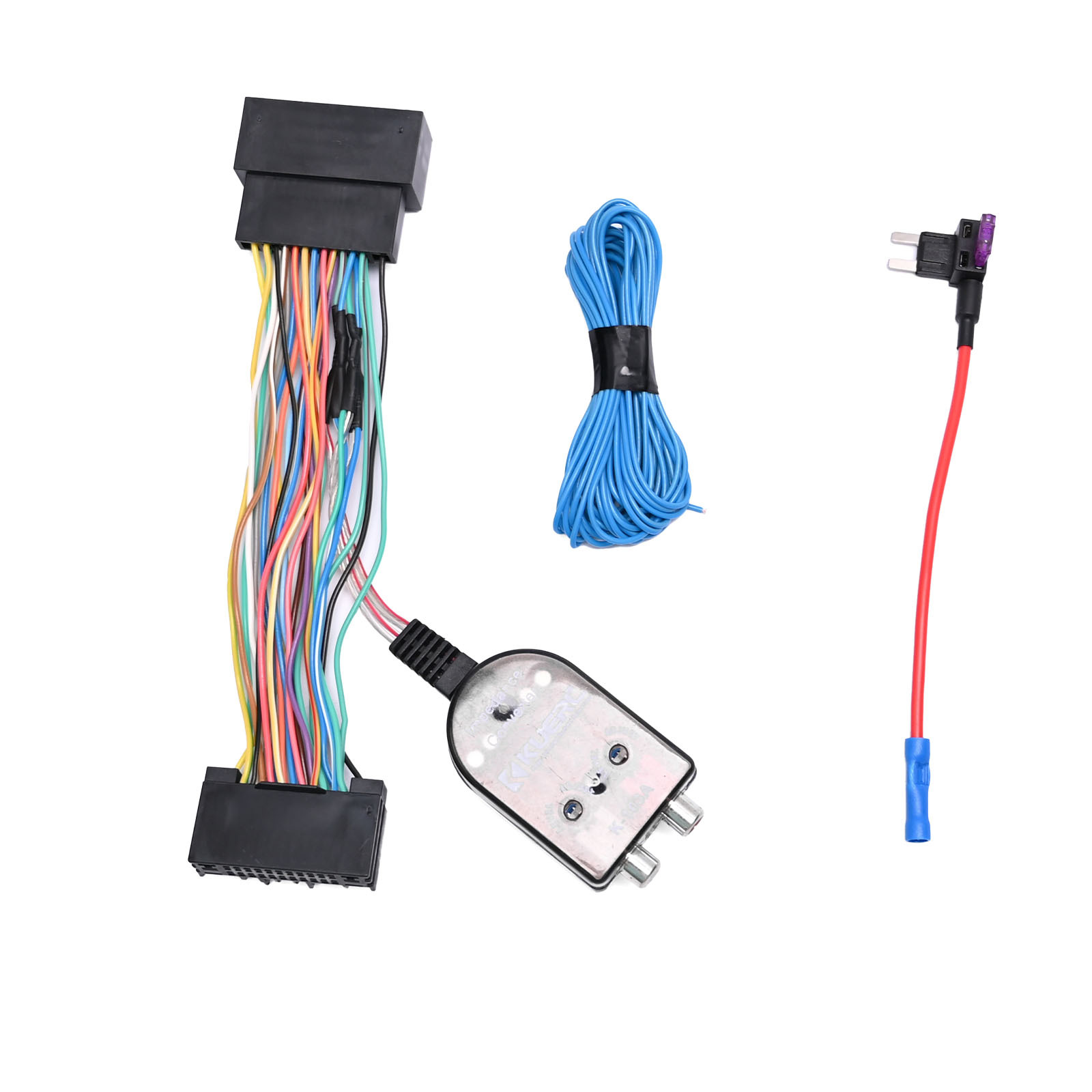 RED WOLF Add A Subwoofer Amplifer Wiring T-Harness Stereo Radio Plug ...