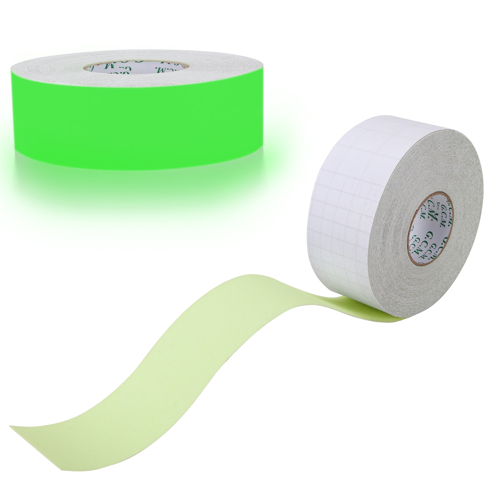 ZUEXT Anti Slip Glow in The Dark Tape 2in x60Ft, Waterproof Non Slip Grip Tape for Stairs ...