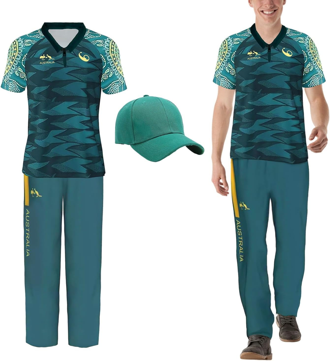 ZUITEH 3PCS Australian Raygun Breakdancing Costume Break Dancer Outfit ...