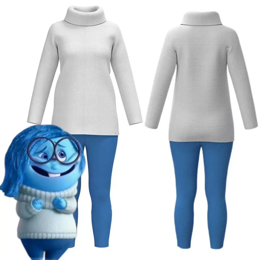 ZUITEH Adults Inside Out 2 Anime Cosplay Costume Mens Women Party Book ...