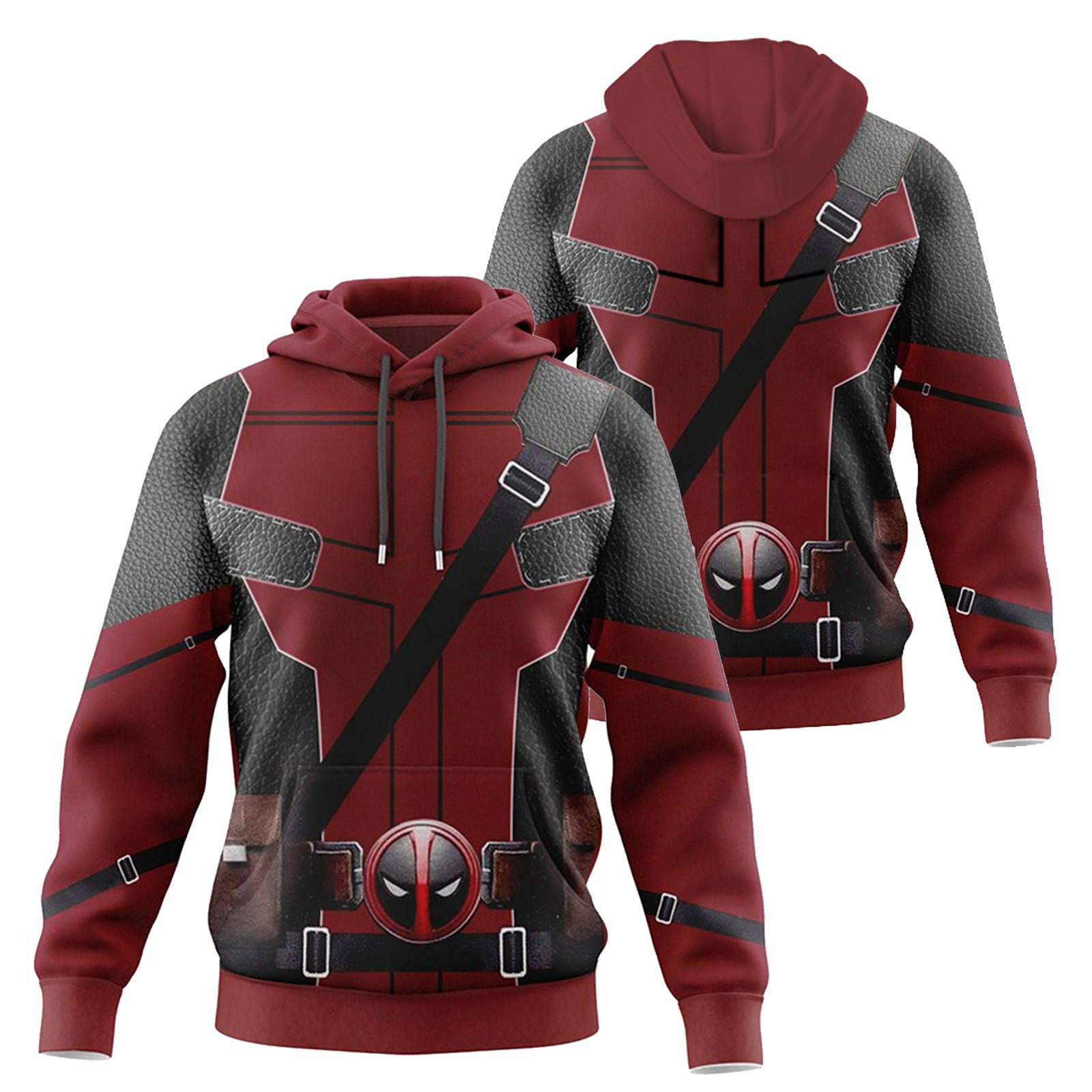 Customer reviews for ZUITEH Deadpool Hoodie 3D Print Pullover Hooded ...
