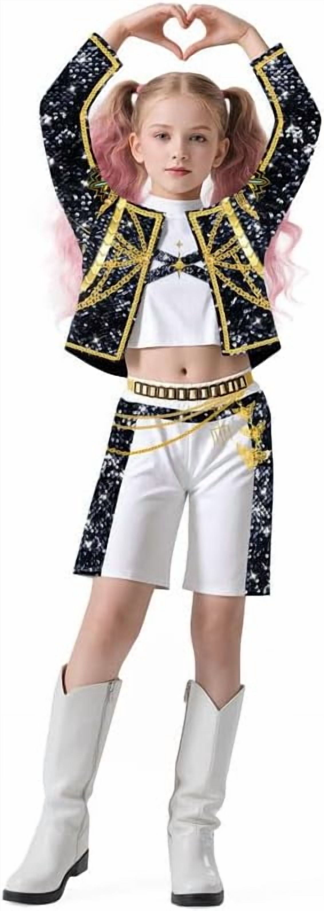 ZUITEH Demon Singers Cosplay Costume Halloween Carnival Party Suit ...