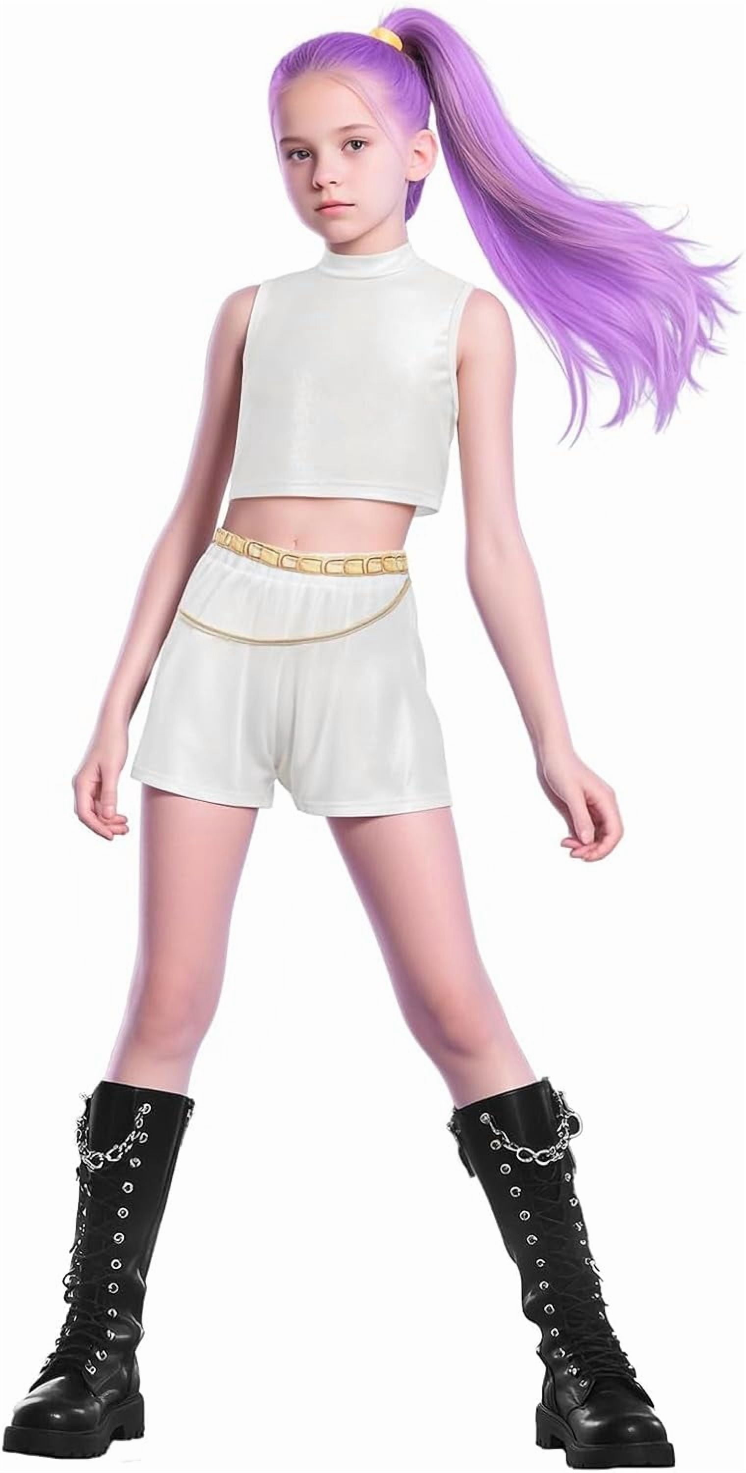 ZUITEH Girl Pop Singer Hunting Costume Halloween Costumes Dance Stage ...