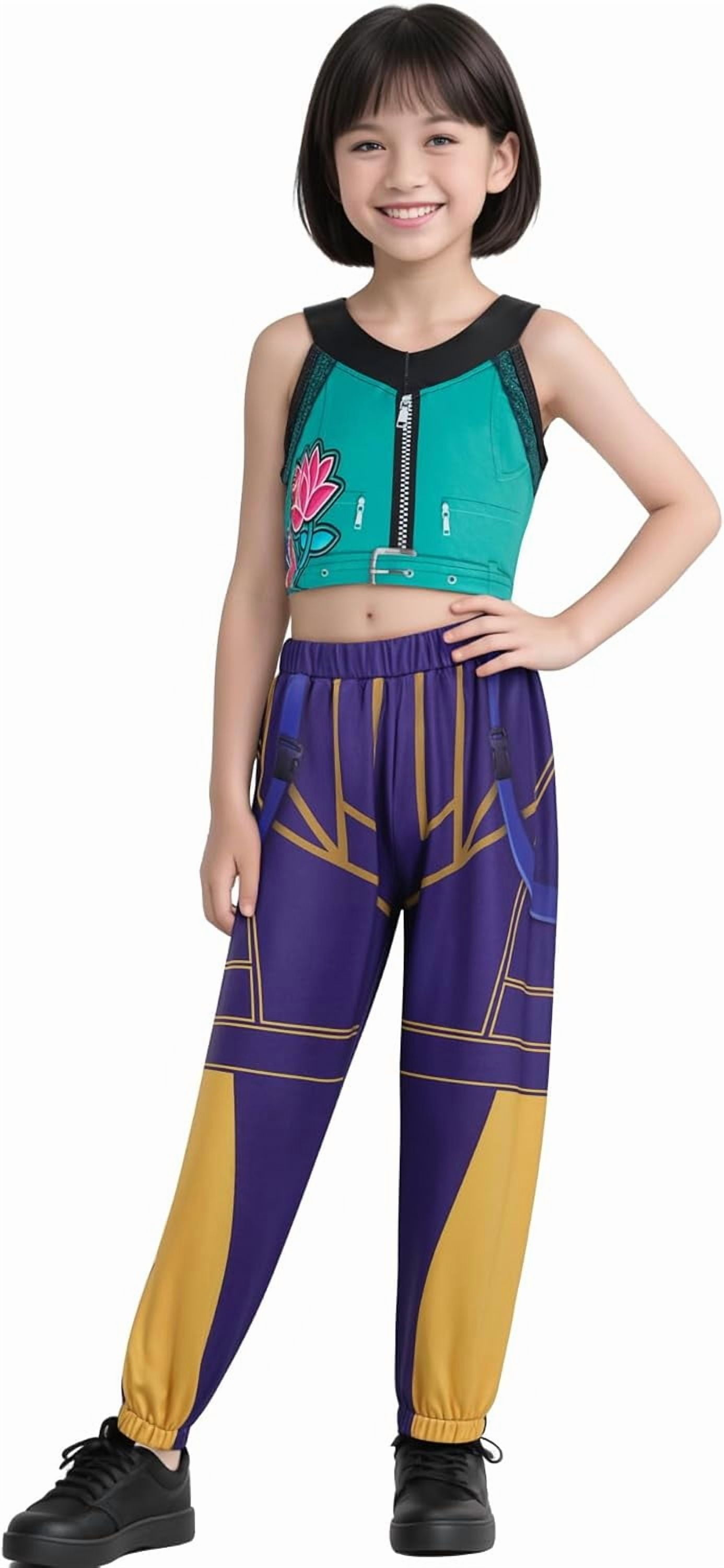 ZUITEH Girls KPOP Demon Hunters Costumes, KPOP Singers Rumi Cosplay ...