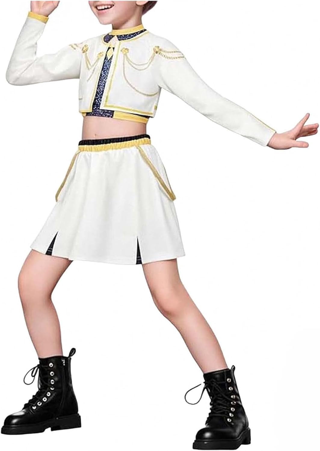 ZUITEH Halloween Cosplay Costume for Girl Kids, Popular Singers Idol ...