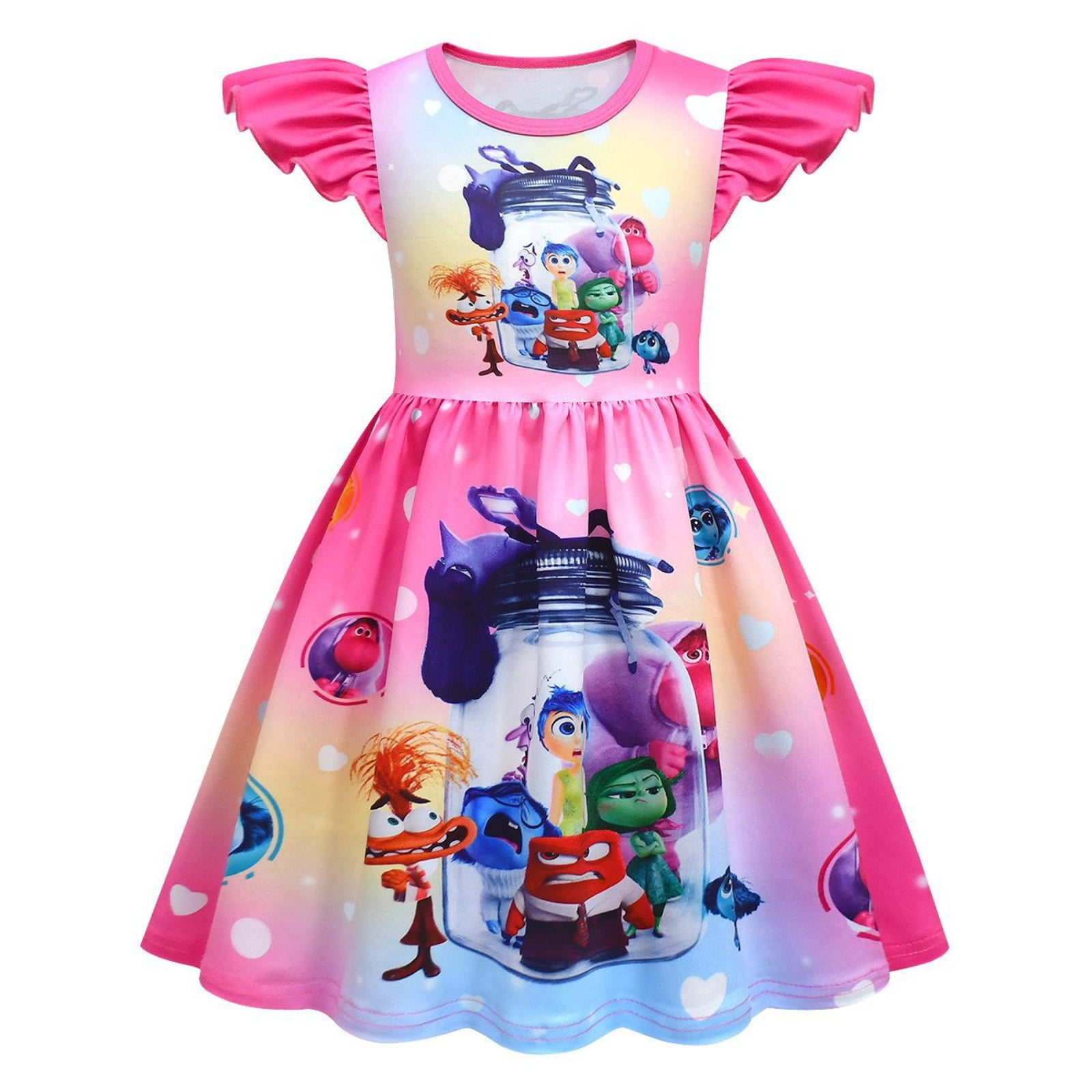 ZUITEH Inside out 2 Cospaly Costume Outfits,Princess Inside Out Dresses ...
