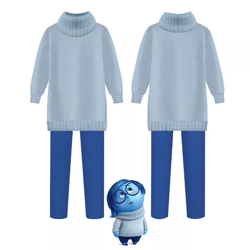 ZUITEH Inside Out 2 Cosplay Joy Anger Disgust Figure Dress Show Party ...