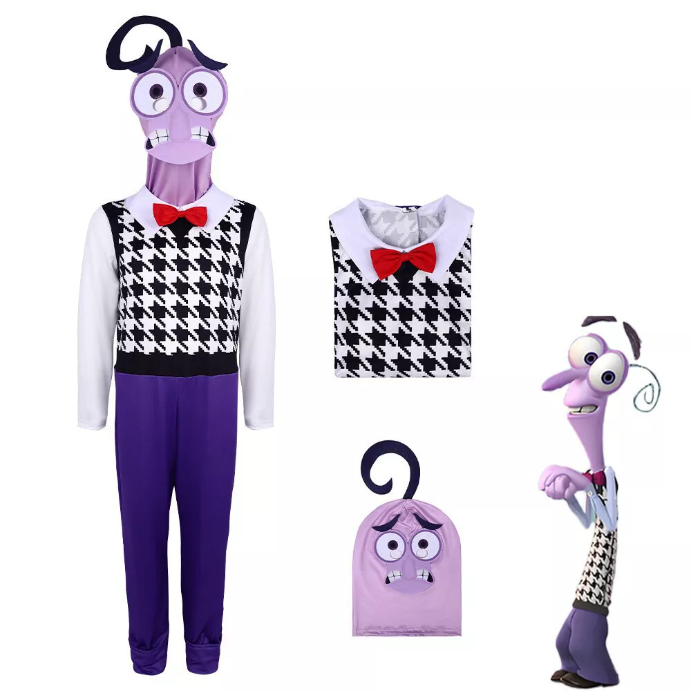 ZUITEH Inside Out 2 Fear Cosplay Costume Kids Adult Halloween Party ...