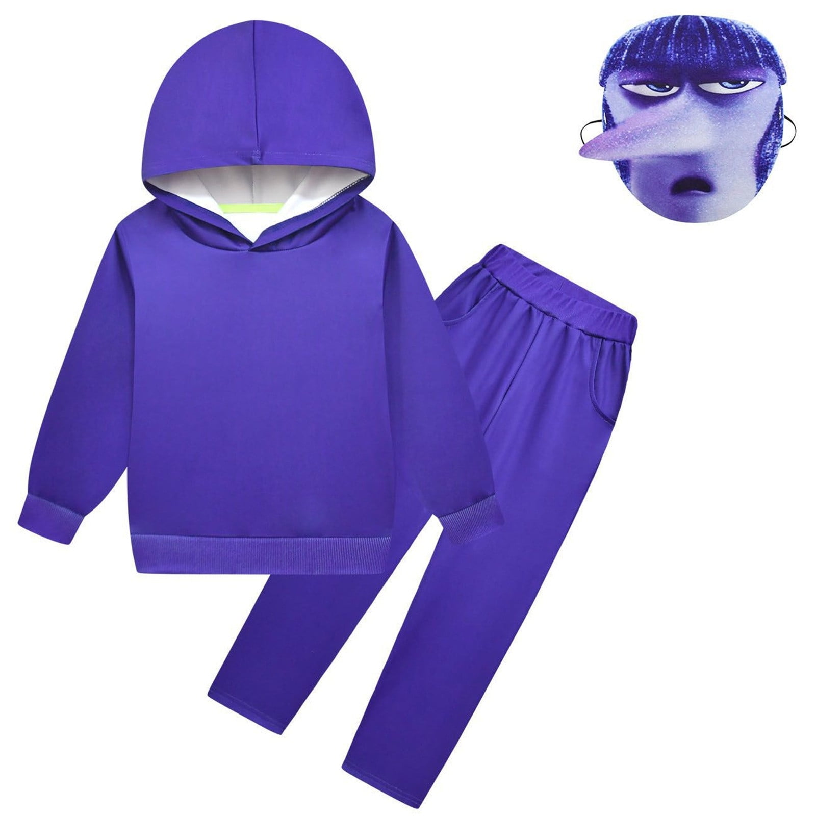 ZUITEH Inside Out 2 Costumes, Sweatshirt and Trousers Two-piece Role ...