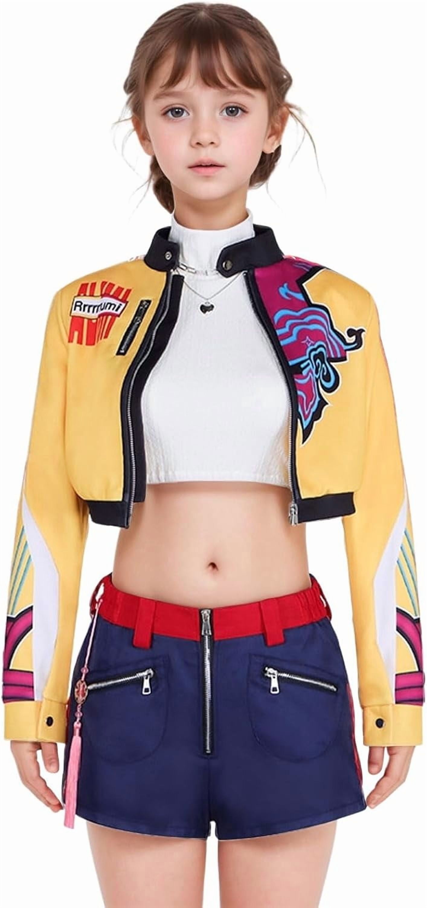 ZUITEH Demon Hunters Costume for Girls, Demon Costume Hunters Cosplay ...