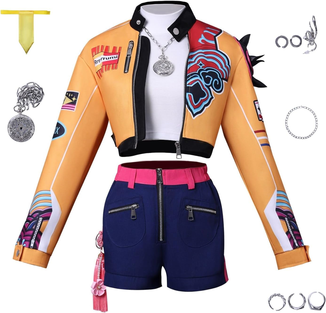 Sword Diy Zoey Huntrix KPop Demon Hunters Cosplay Costume Rumi Doll