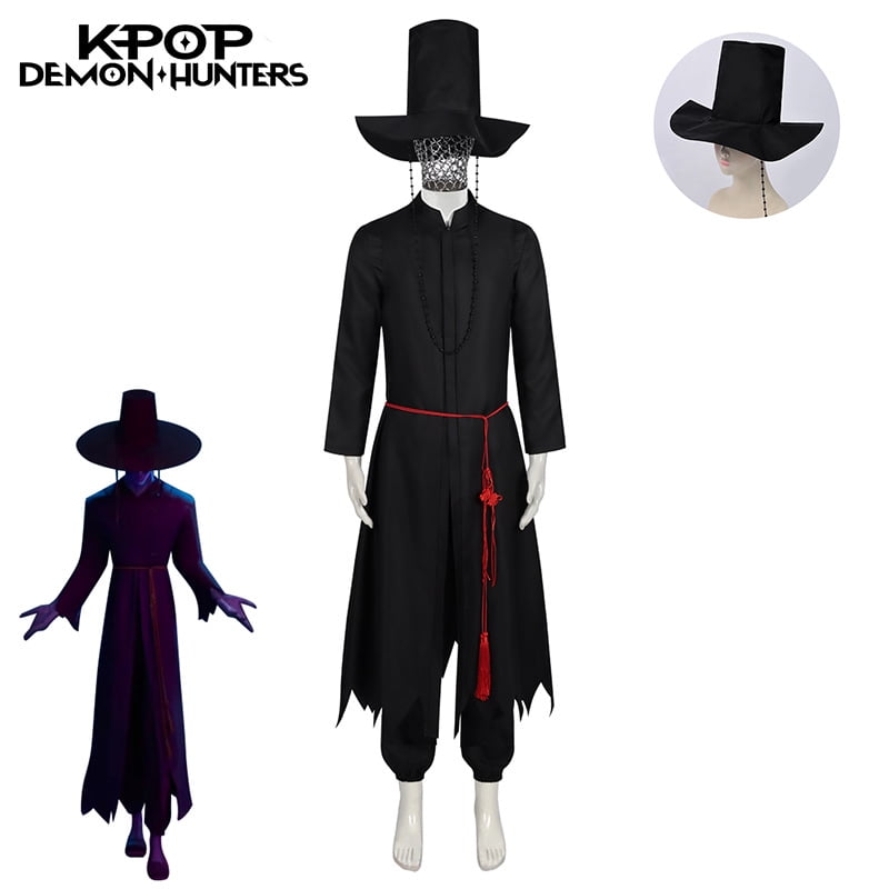 ZUITEH KPop Demon Hunters Halloween Costume, KPop Demon Hunters Saja ...