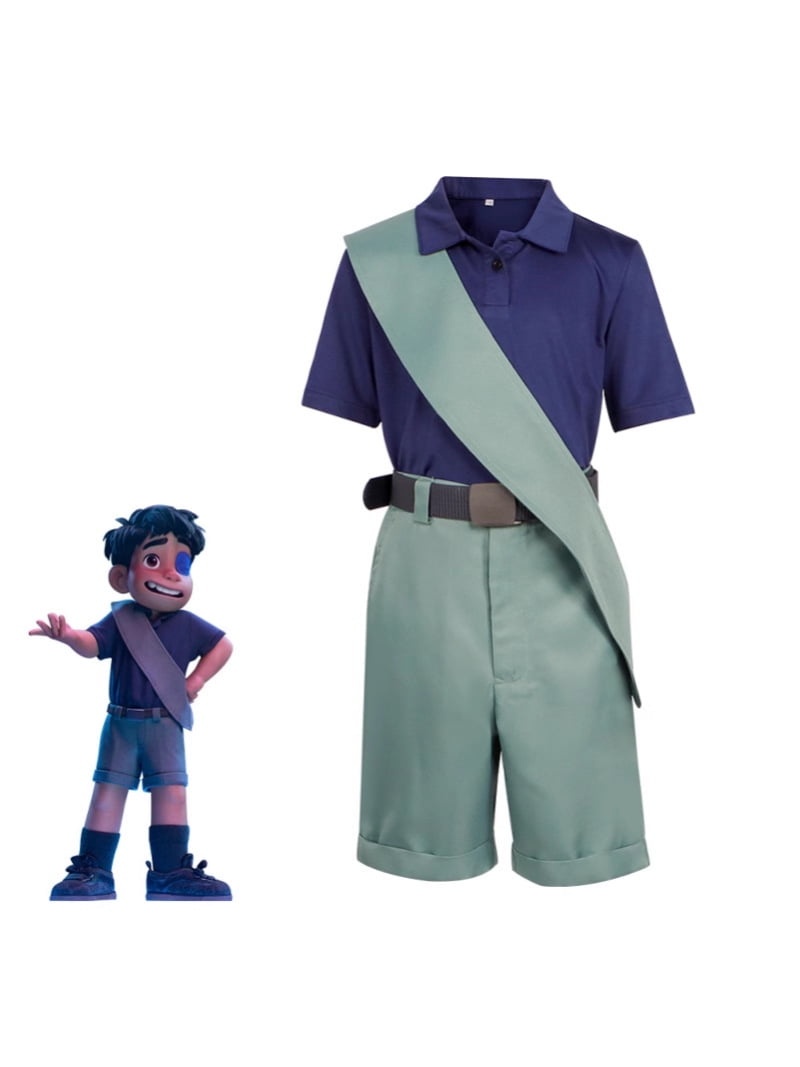 ZUITEH Kids Children Elio Costume, Kids 2025 Elio Blue Set Outfits ...