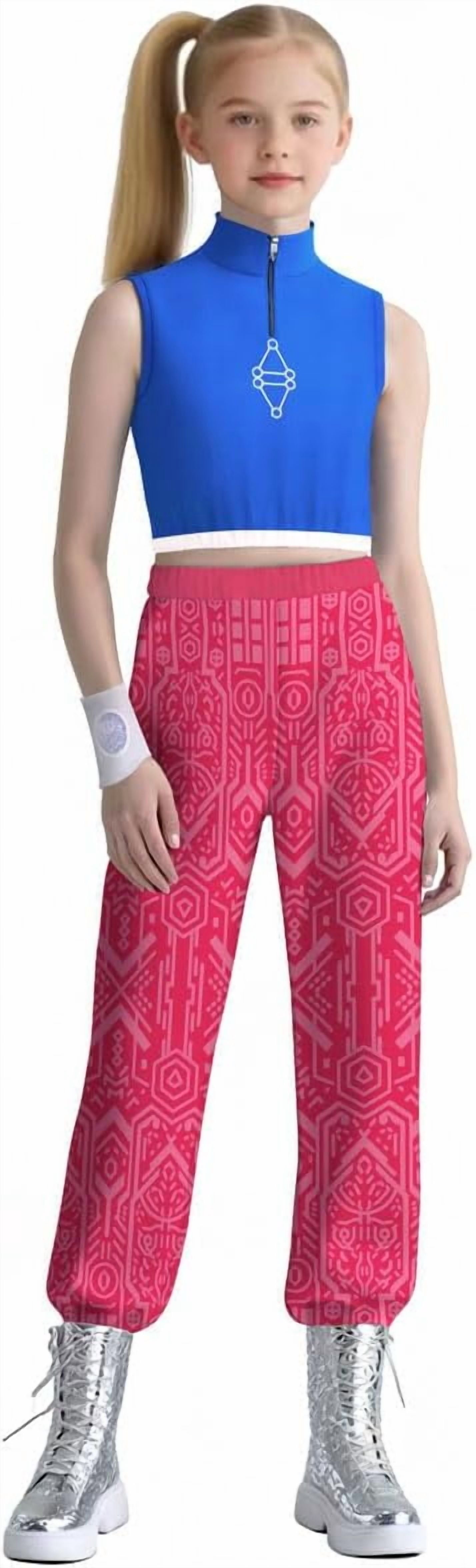 ZUITEH Kids Girls Zombies Character Outfits Party Costume, Zombies 4 ...