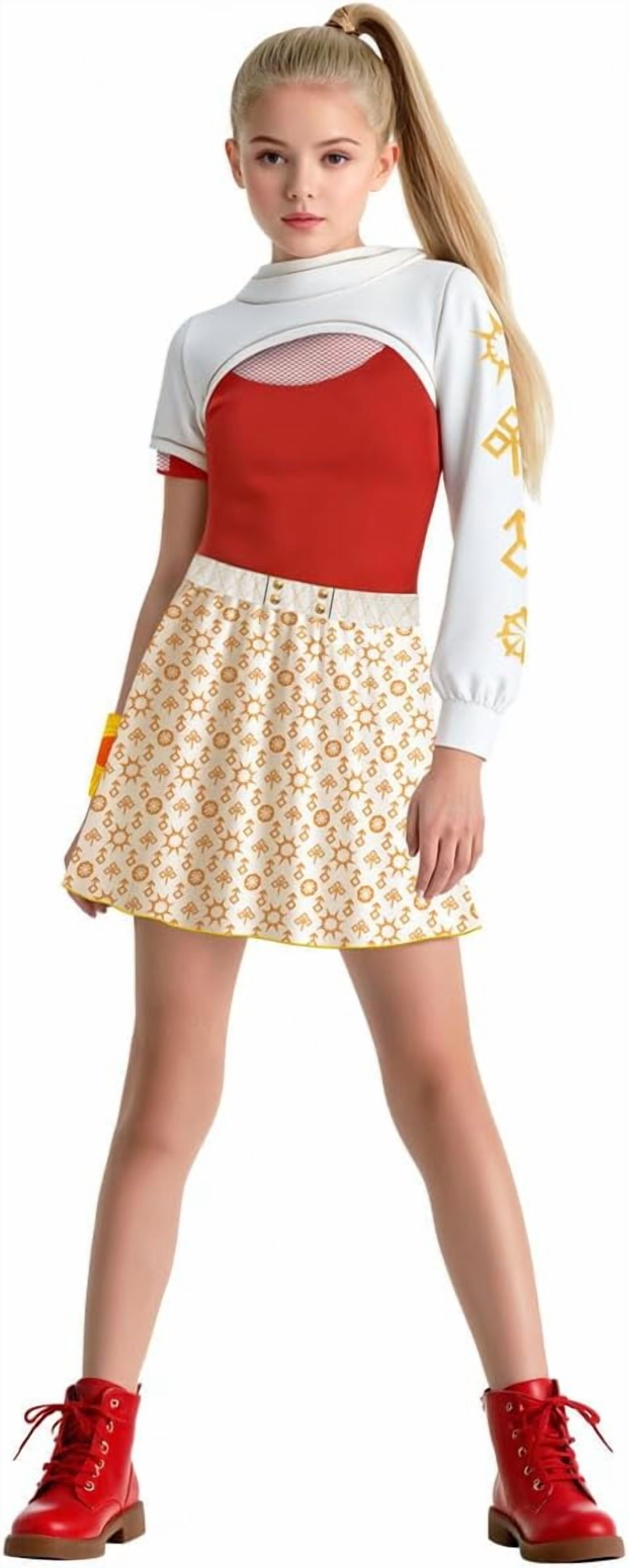 ZUITEH Kids Girls Zombies Character Outfits Party Costume, Zombies 4 ...