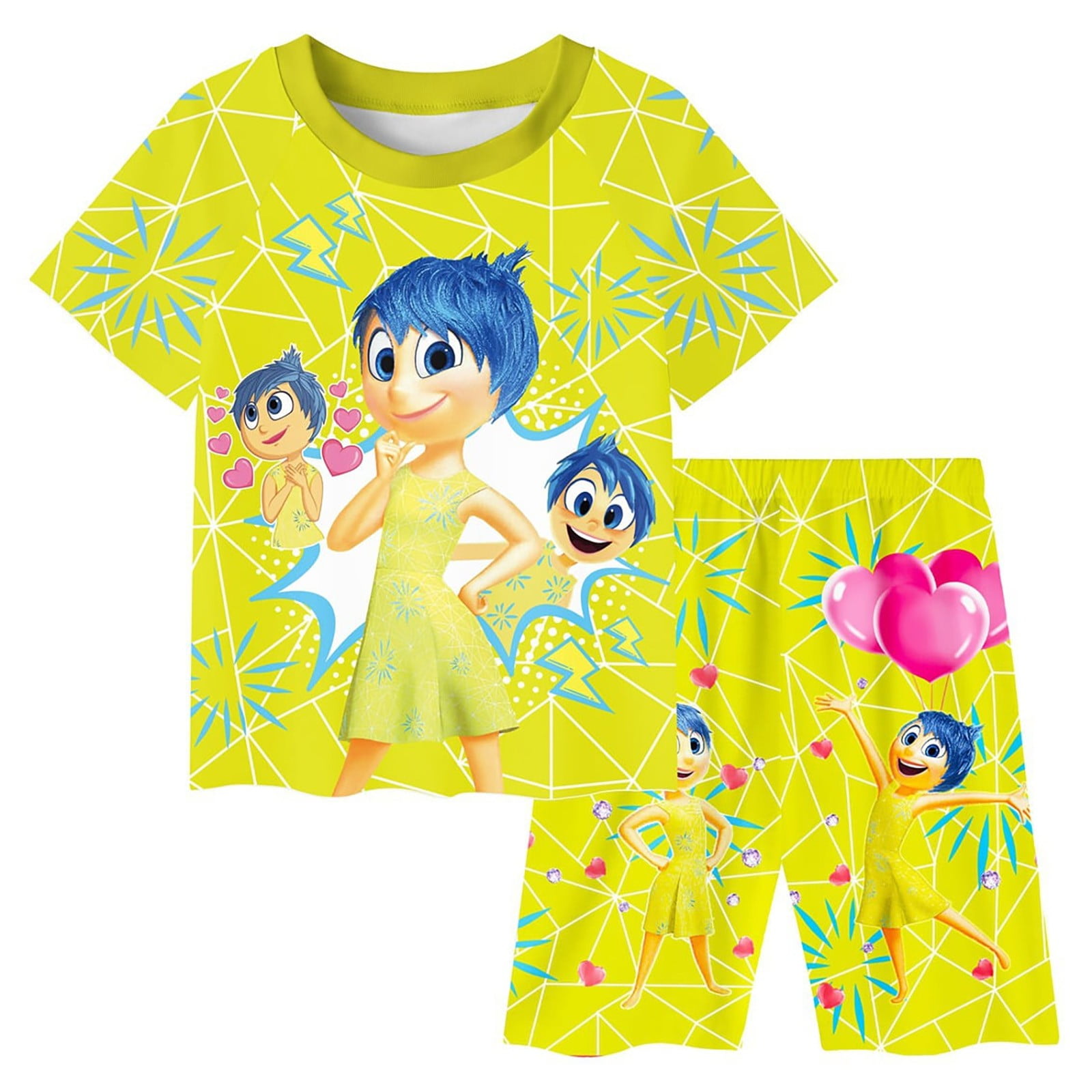 ZUITEH Kids Inside out 2 Pajamas, Inside Out 2 Boys Girls Pajamas 2 ...