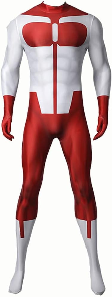 ZUITEH Men's Invincible Costume, Halloween Cosplay Bodysuit Omni-Man ...
