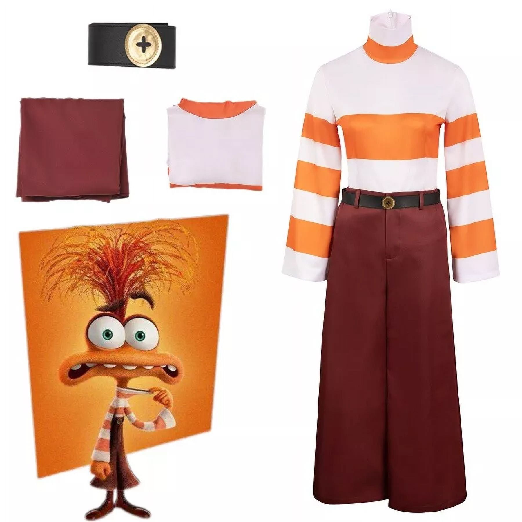 ZUITEH Movie Inside out 2 Joy Disgust Fear Envy Ennui Anxiety Cospaly ...