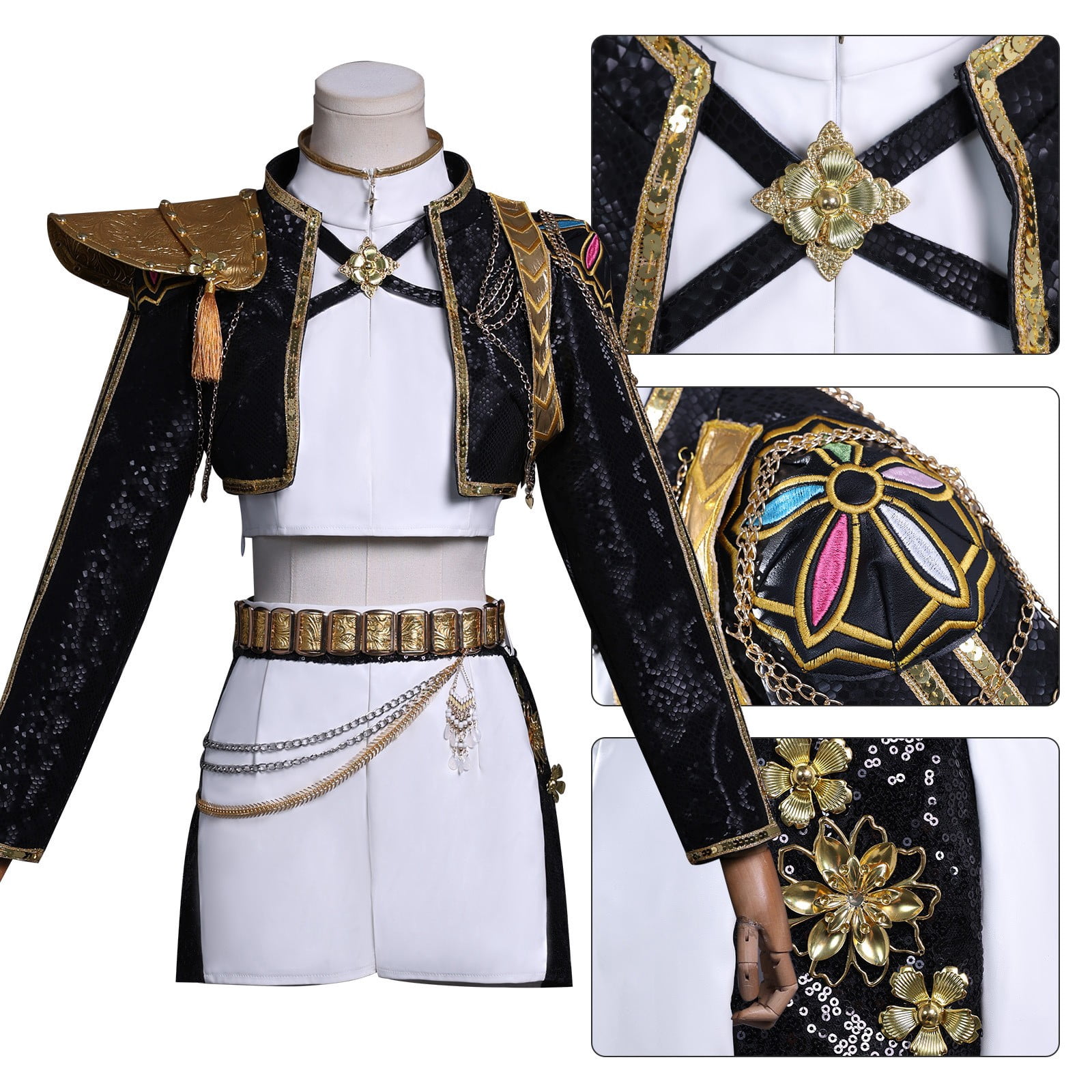 ZUITEH POP Singer Stars Halloween Costume for Girls, Adults Halloween ...