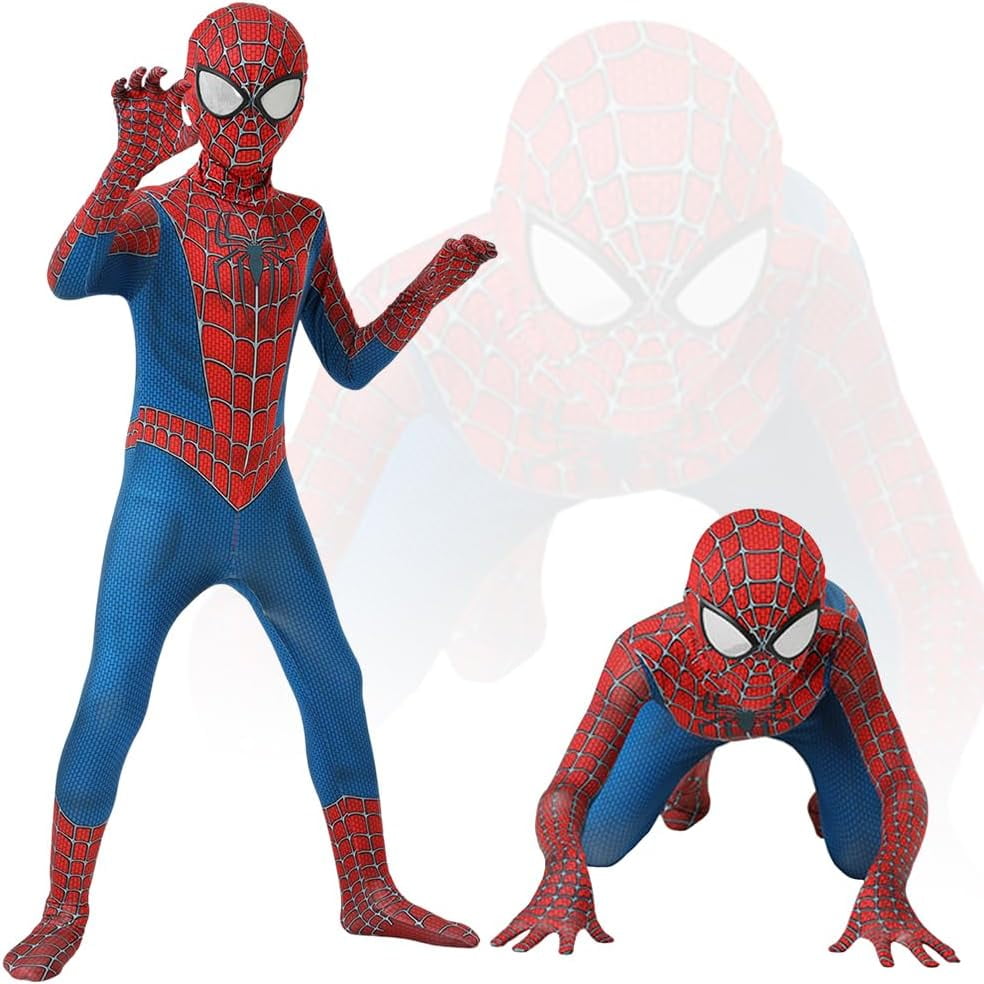ZUITEH Spider Superhero Man Homecoming Costume, Classic Boys Spider ...