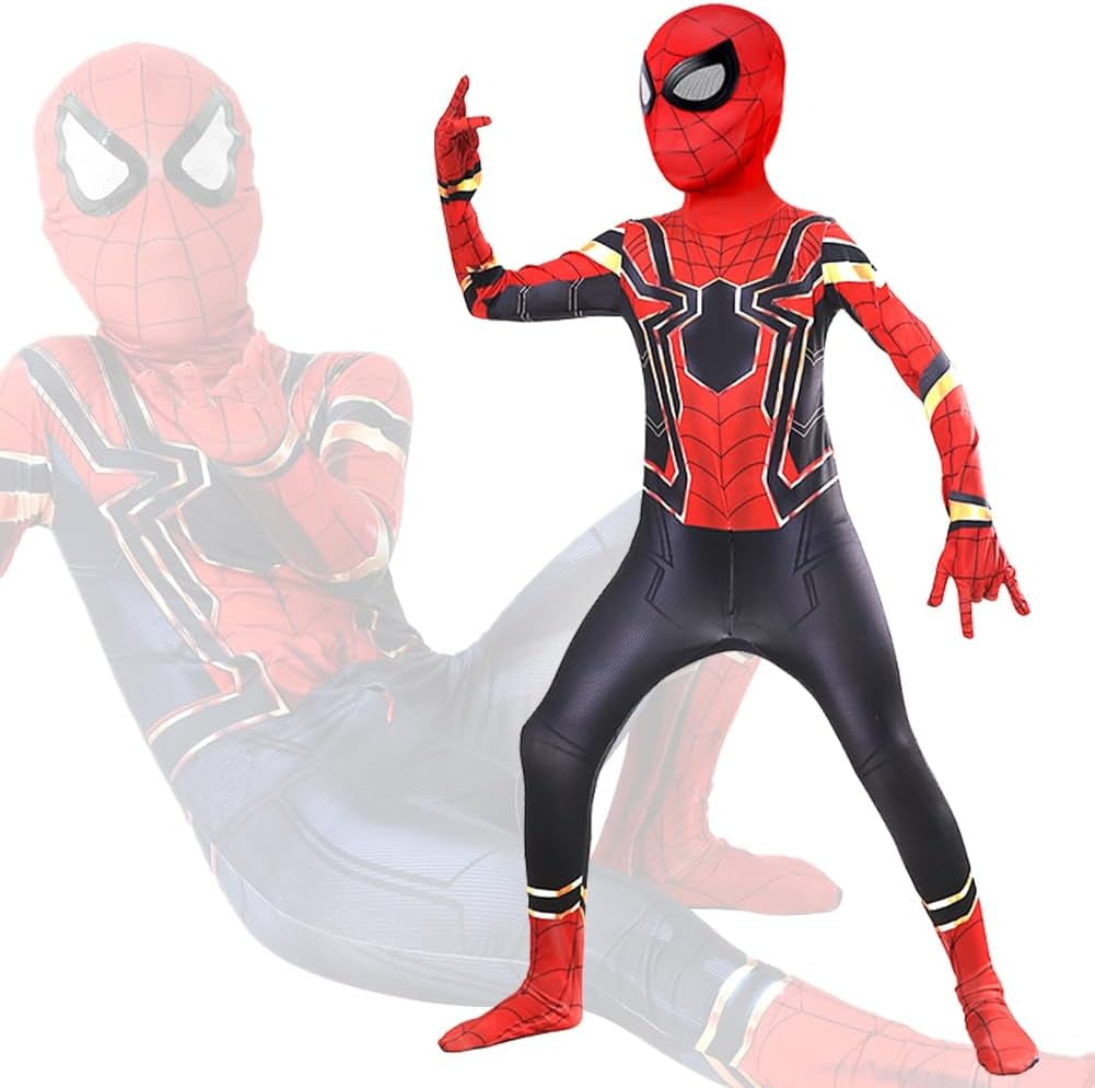 ZUITEH Spider Superhero Man Homecoming Costume, Classic Boys Spider ...