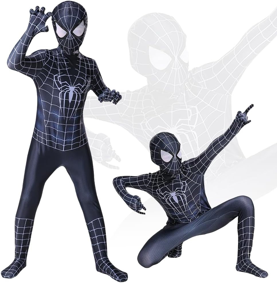 ZUITEH Spider Superhero Man Homecoming Costume, Classic Boys Spider ...