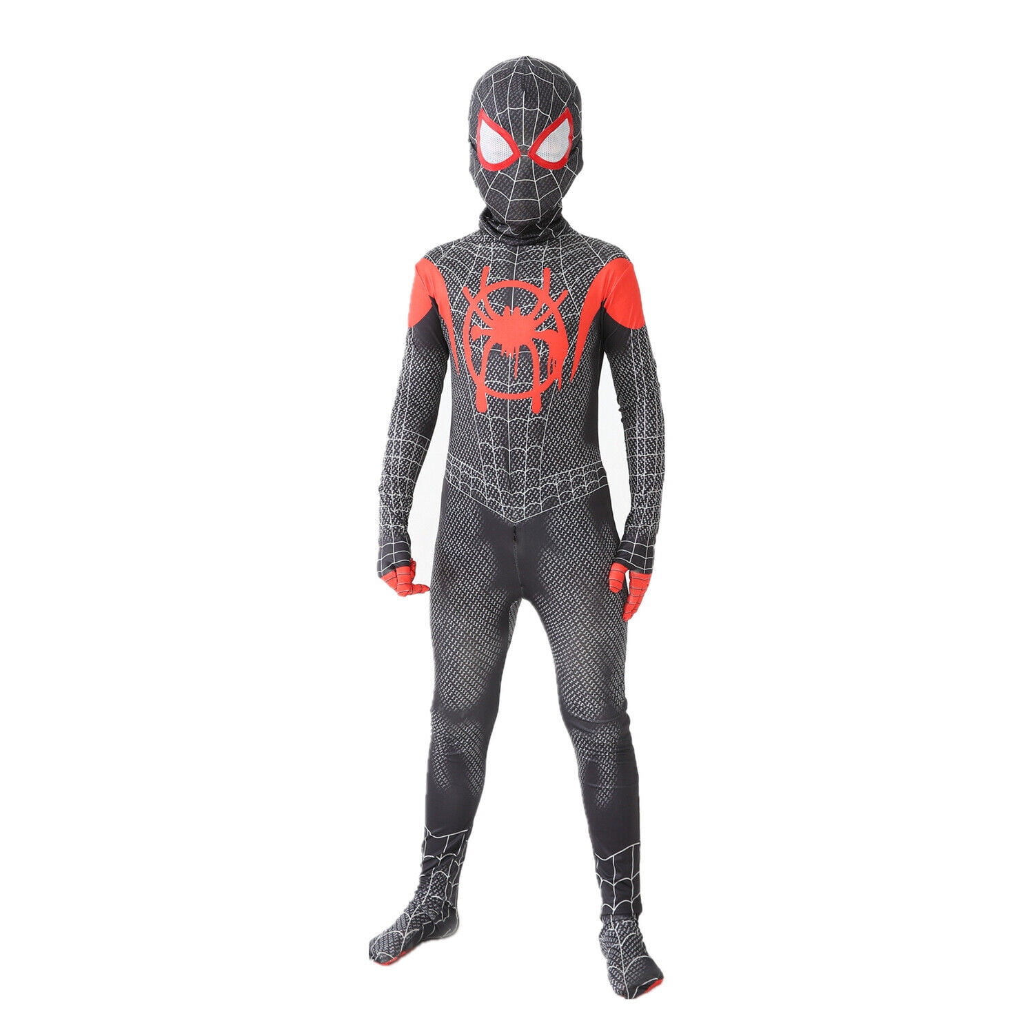 ZUITEH Superhero Costume Cosplay Spider Jumpsuit Halloween Props ...