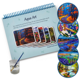 ZUKI's Aqua Art Water Painting Set for Beginners, Seniors, Kids, 5 ...
