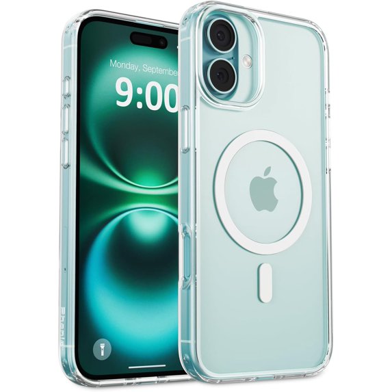 ZUKKASHAN Crystal Hybrid For iPhone 16 Case, MagSafe Compatible [Strong ...