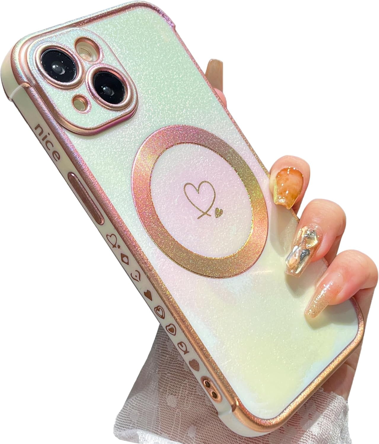 ZUKKASHAN Magnetic Case for iPhone 15, [Compatible with MagSafe] Luxury ...