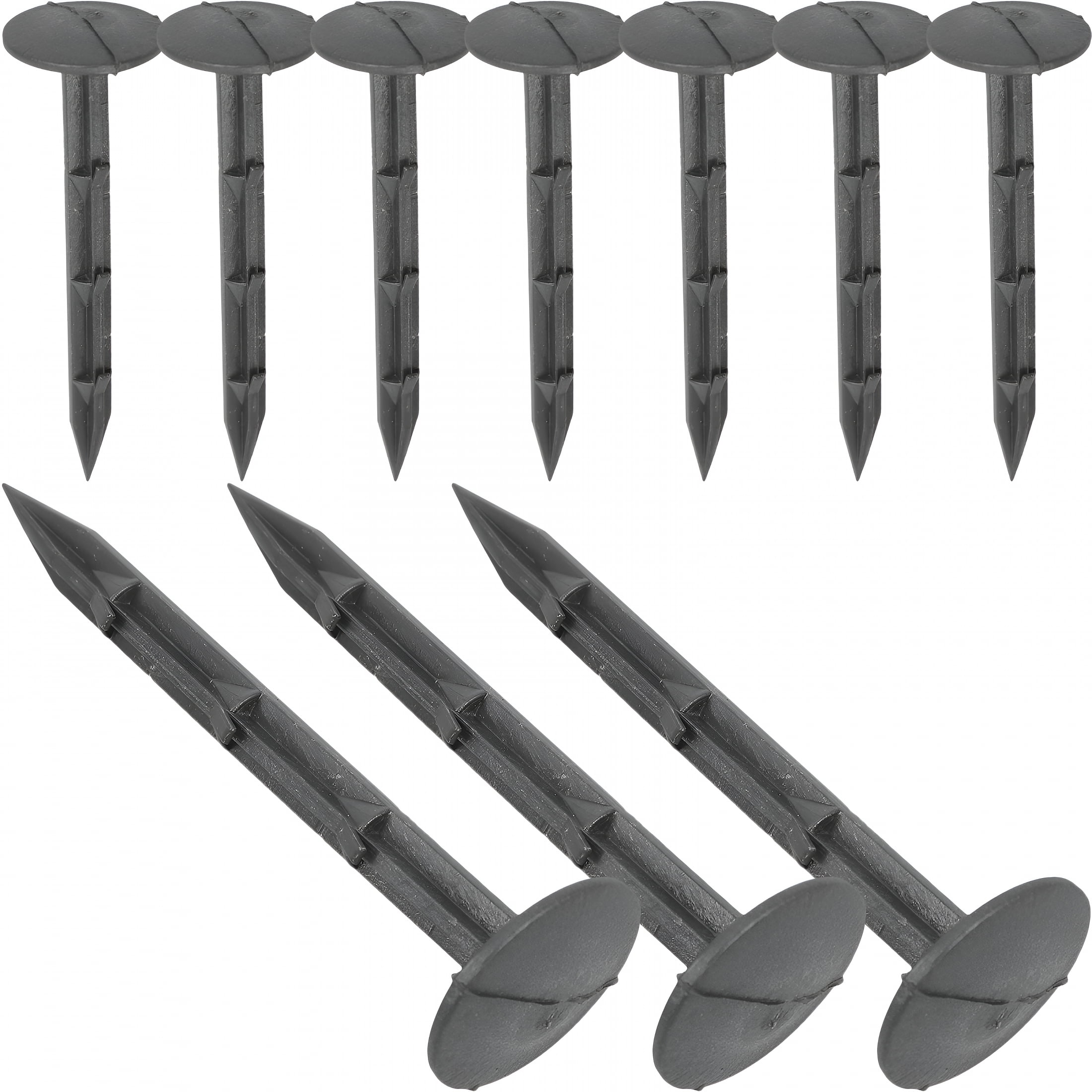 ZULAR 30 Pack Plastic, Landscape Plastic Garden Spikes Plastic Ancho ...