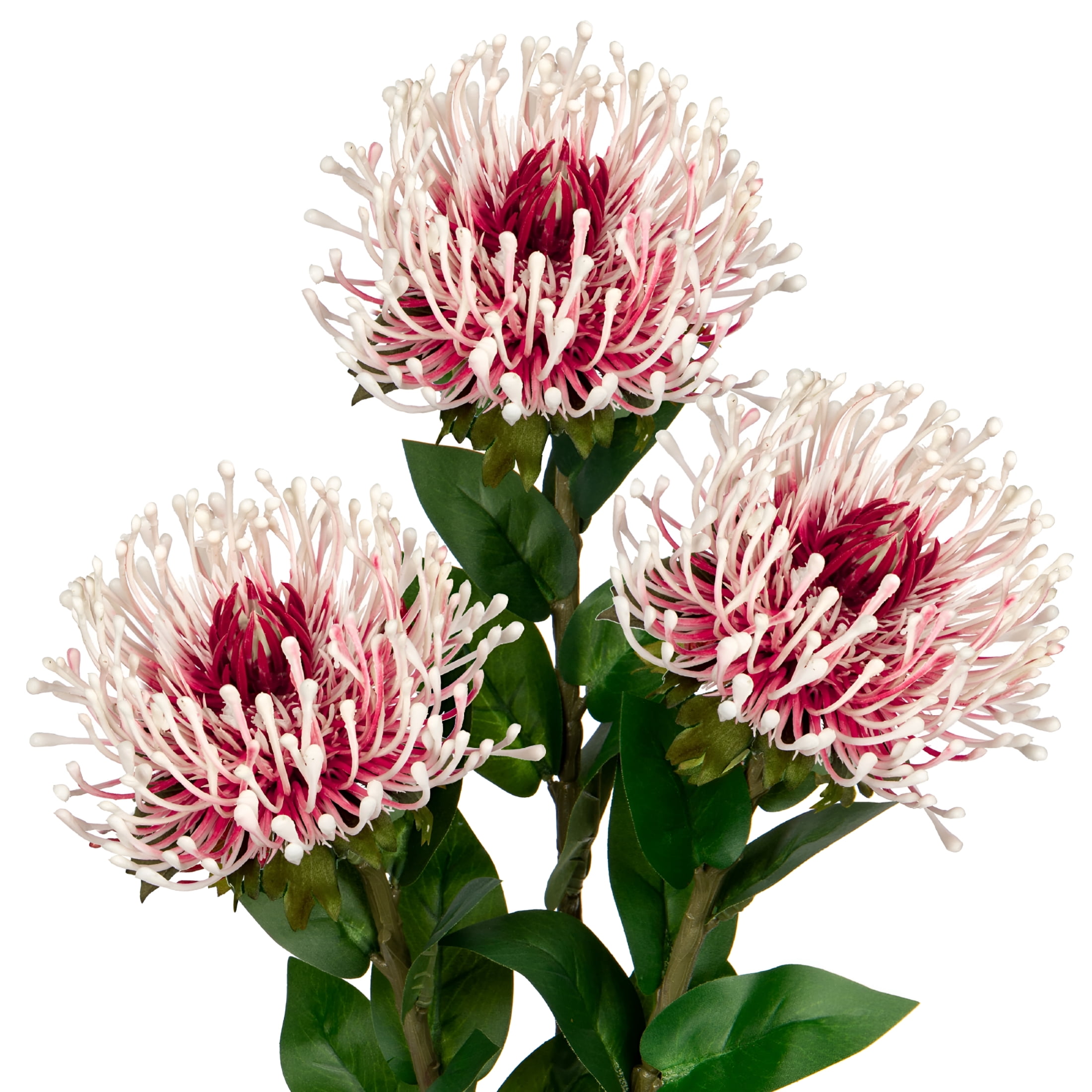 ZULAR 3Pcs Spider Mum Artificial Flowers 28.3'' Fake Chrysanthemum ...