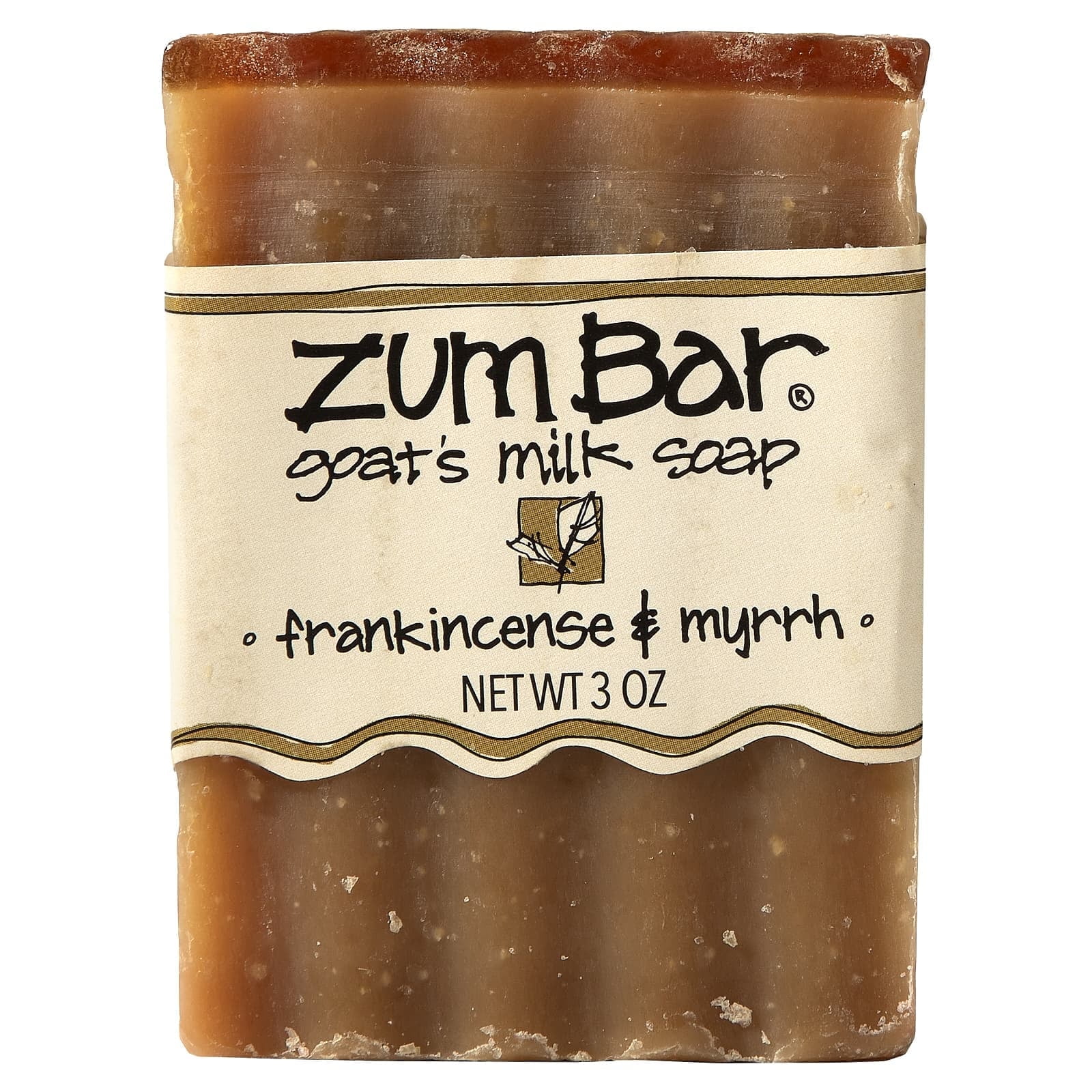 ZUM, Zum Bar, Goat's Milk Soap, Frankincense & Myrrh, 3 oz Pack of 3 ...