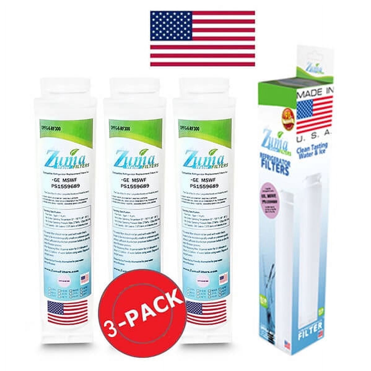 ZUMA Brand , Water and Ice Filter , Compatible with GE® 101821B - 3 ...