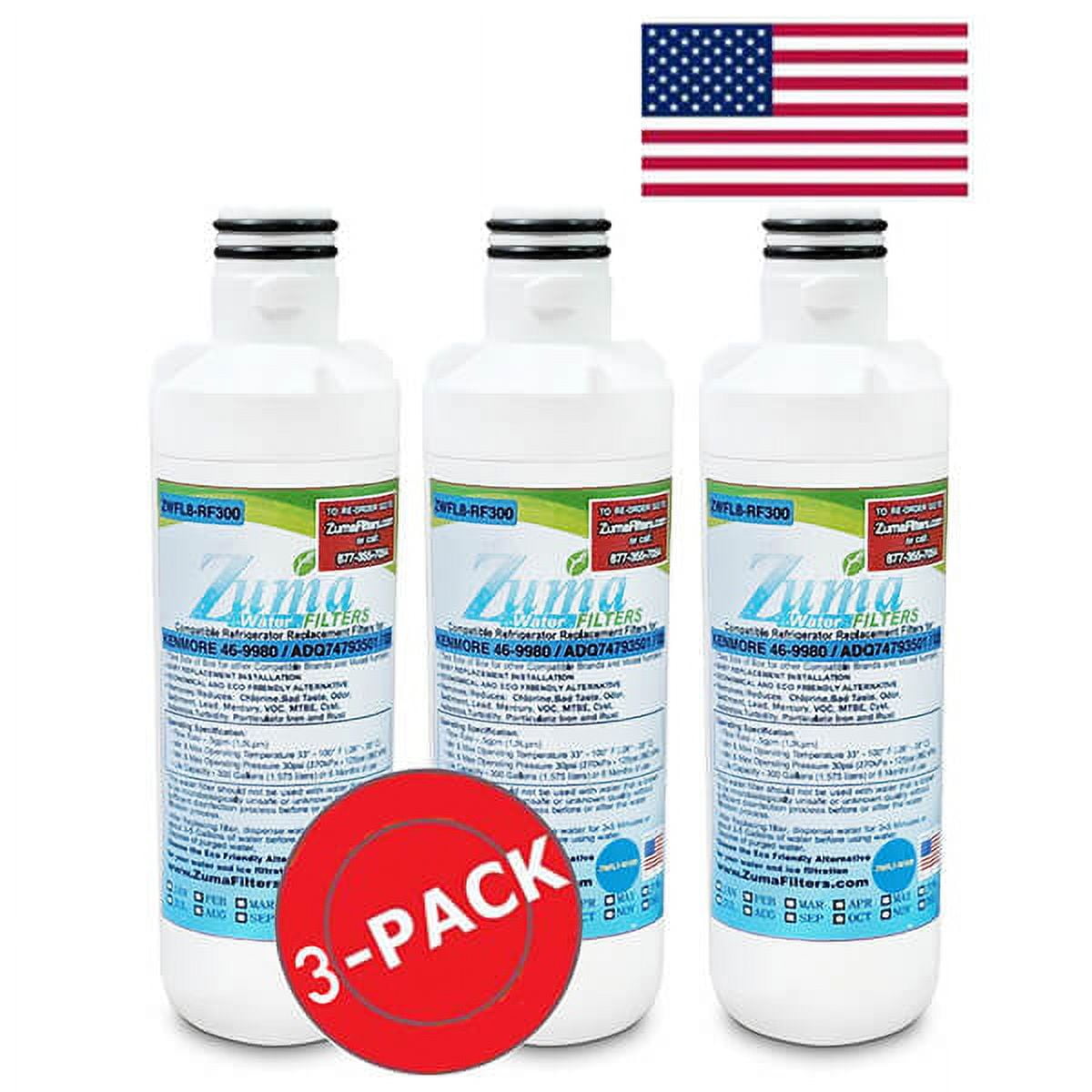 ZUMA Brand , Water and Ice Filter , Model # ZWFL8-RF300 , Compatible ...