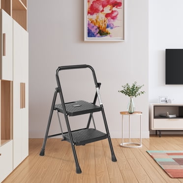 eHemco 2-Step Heavy-Duty Safety Metal Stool with 1100 lb. Load Capacity ...