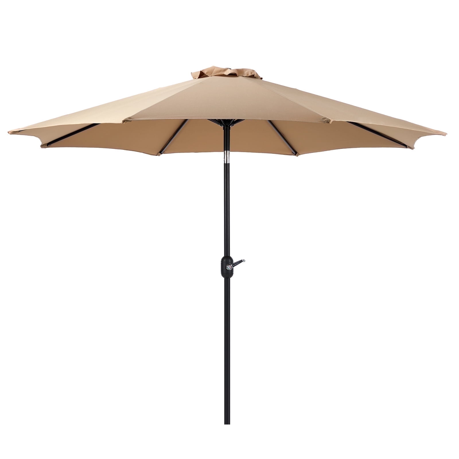 ZUNMOS 9FT Outdoor Patio Umbrella with Push Button Tilt and Crank ...