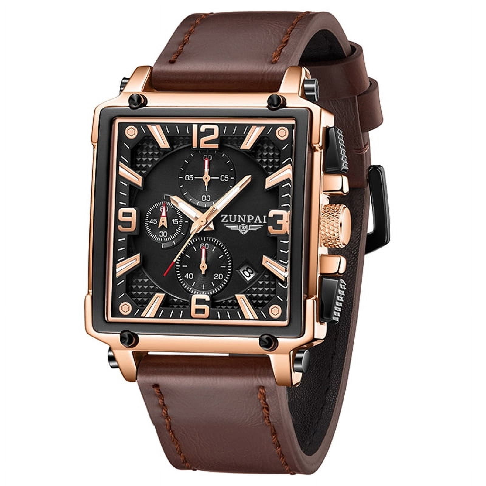 ZUNPAI Watches for Men, Male Classic Business Dress Quartz Wrist Watch ...