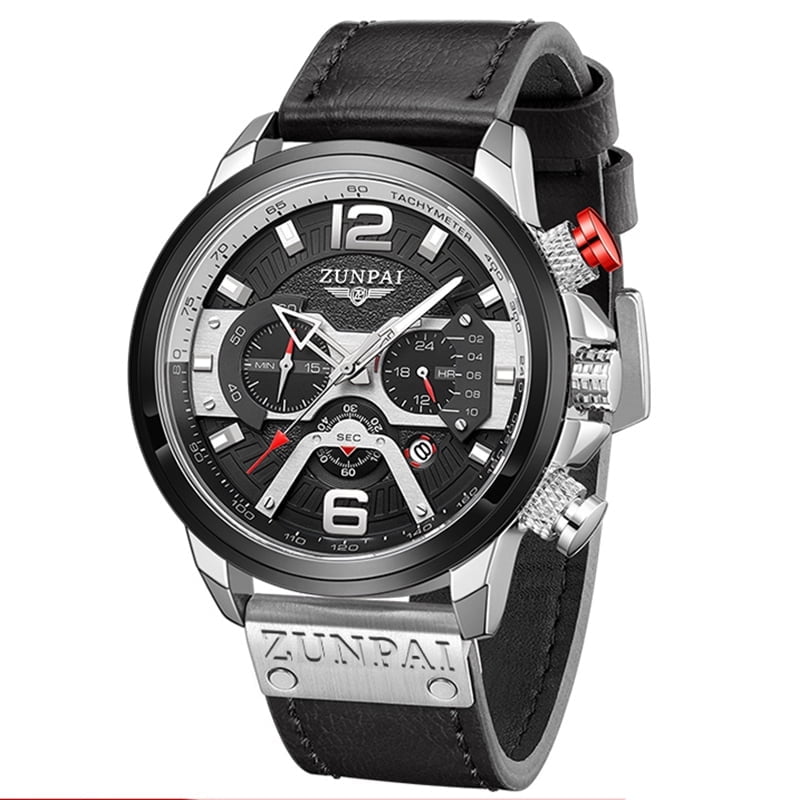 ZUNPAI Watches for Men with Luminous Calendar Waterproof, Men's ...