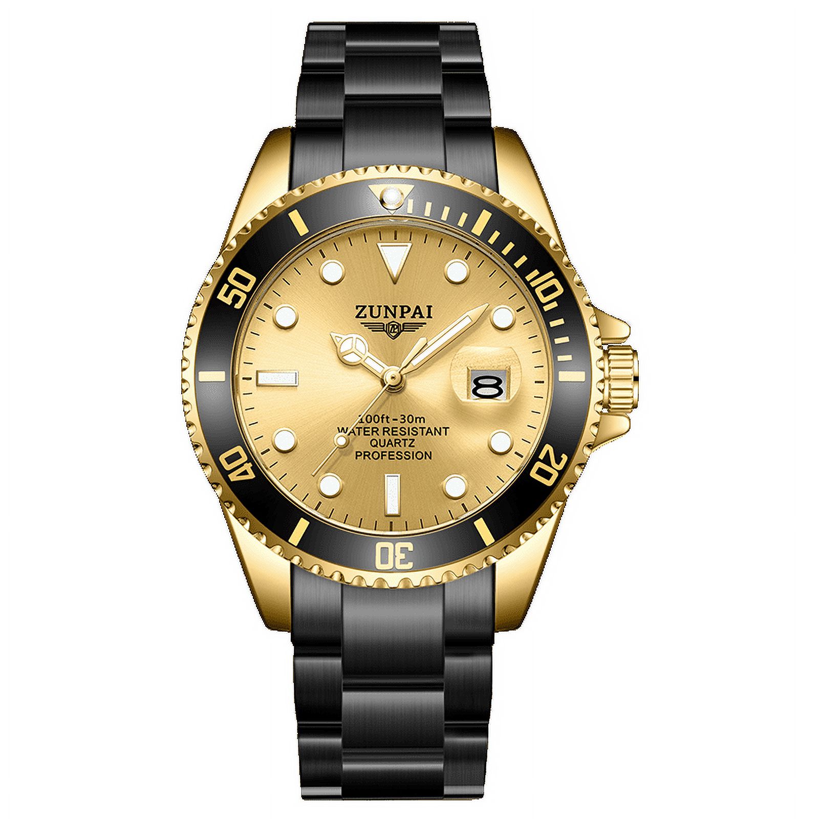 ZUNPAI Watches for Men with Luminous Calendar Waterproof, Men's ...