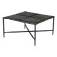 Cloe Coffee Table Black Coffee Table, Modern Style, Recycled Sand Cast ...