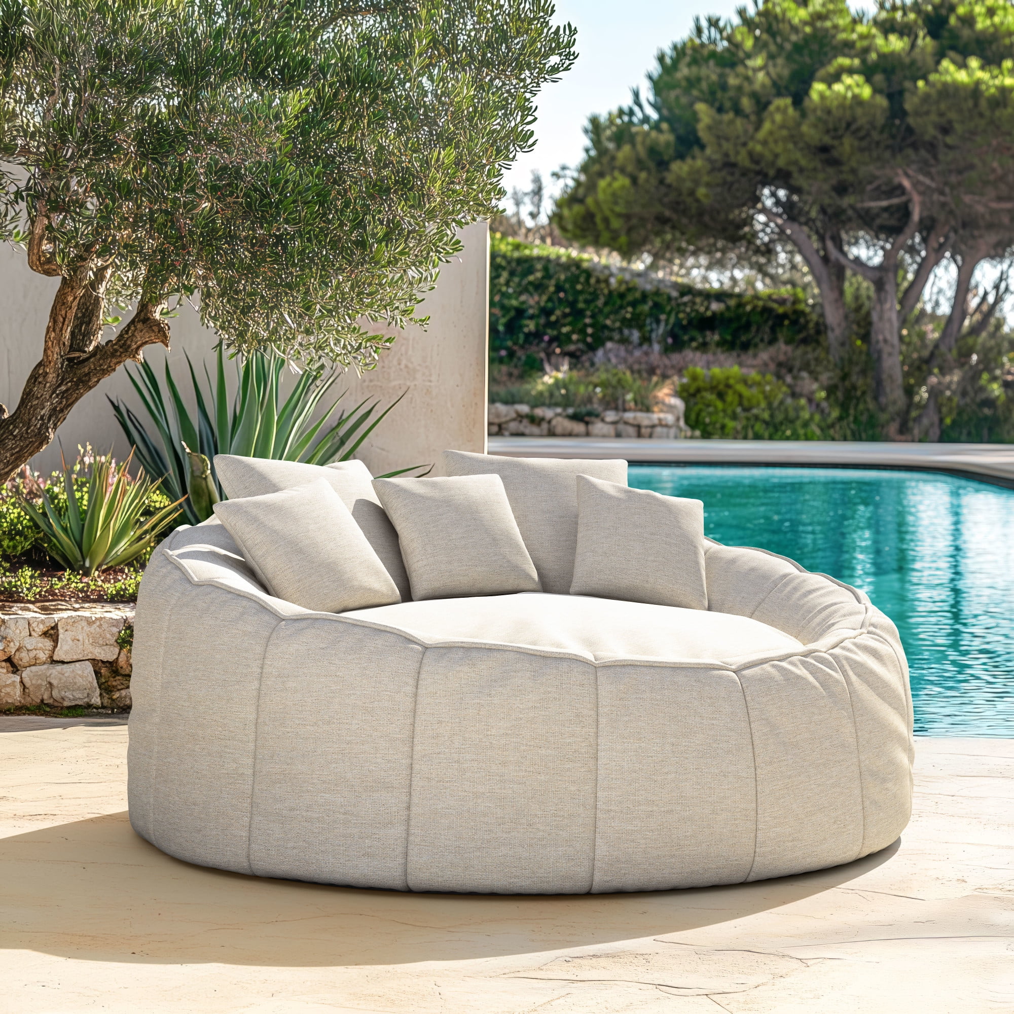 ZUO Kime Daybed Beige - Walmart.com