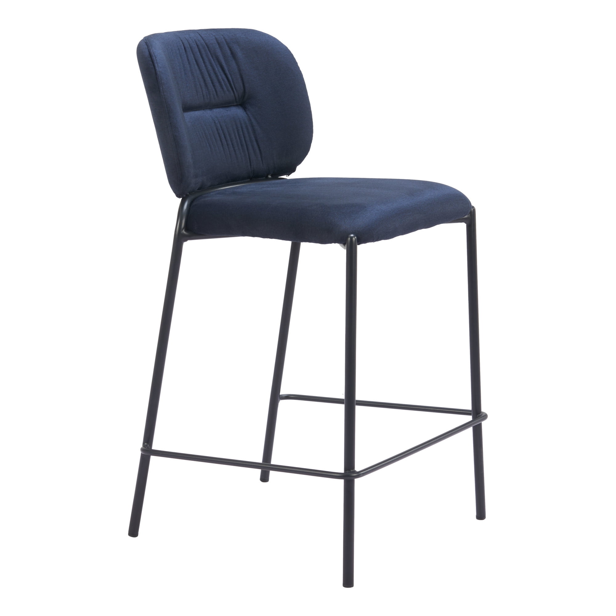 Plat Counter Stool Blue Counter Stool, Modern Style, Stackable for ...
