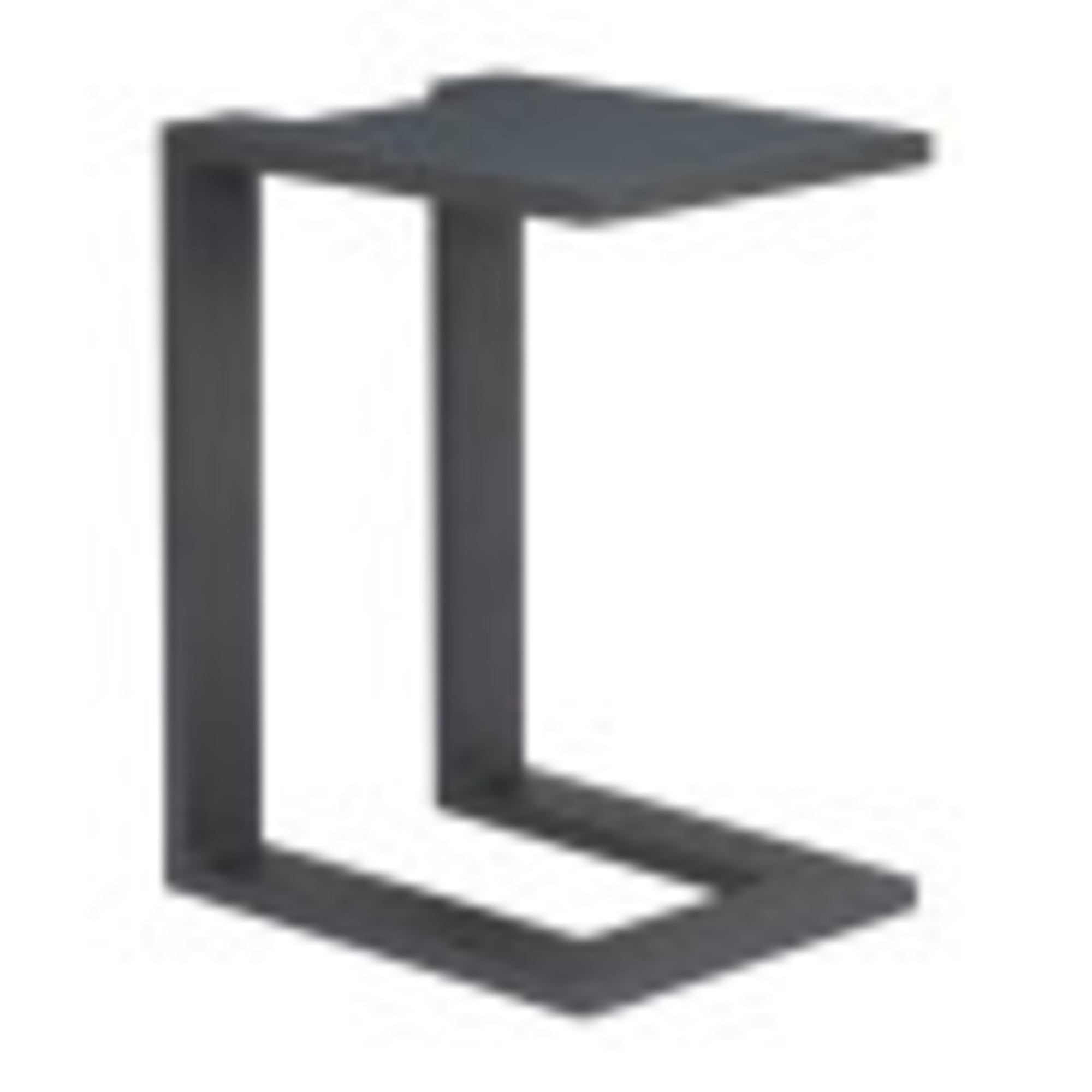 Tudi Side Table Black - Walmart.com