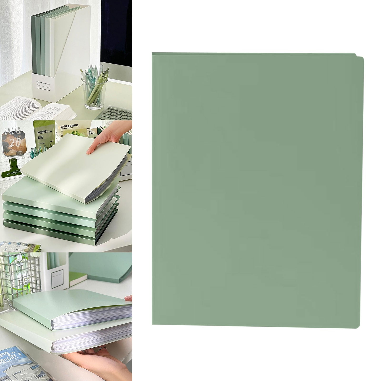 ZUOIK School Supplies Plastic Folder A4 Plastic Presentation Book ...