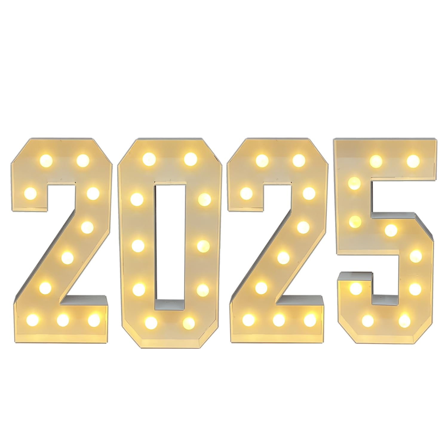 ZUOVAOV 2.4FT Grad AJH3 2025 Marquee Light Up Letters Sign,2025 ...