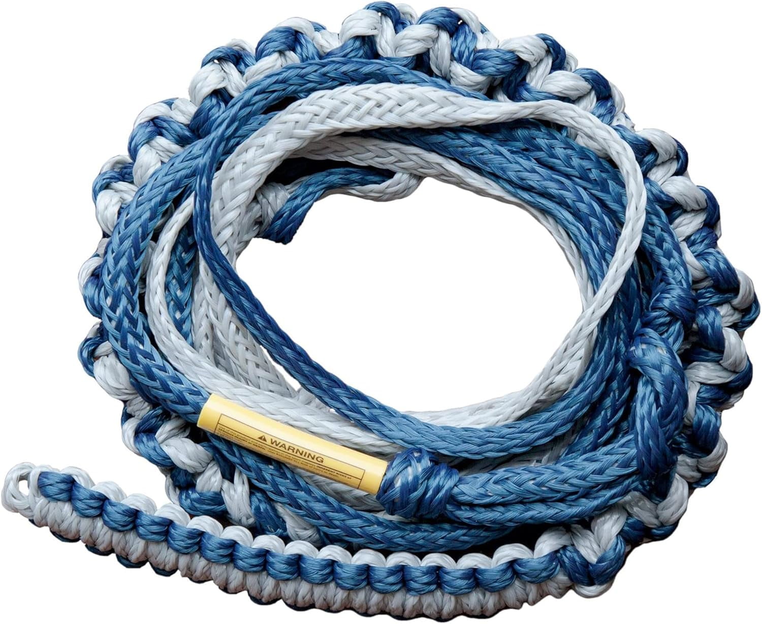 ZUP 20' Knotted Wakesurf Rope with Braided Hand Grip, Low-Stretch ...