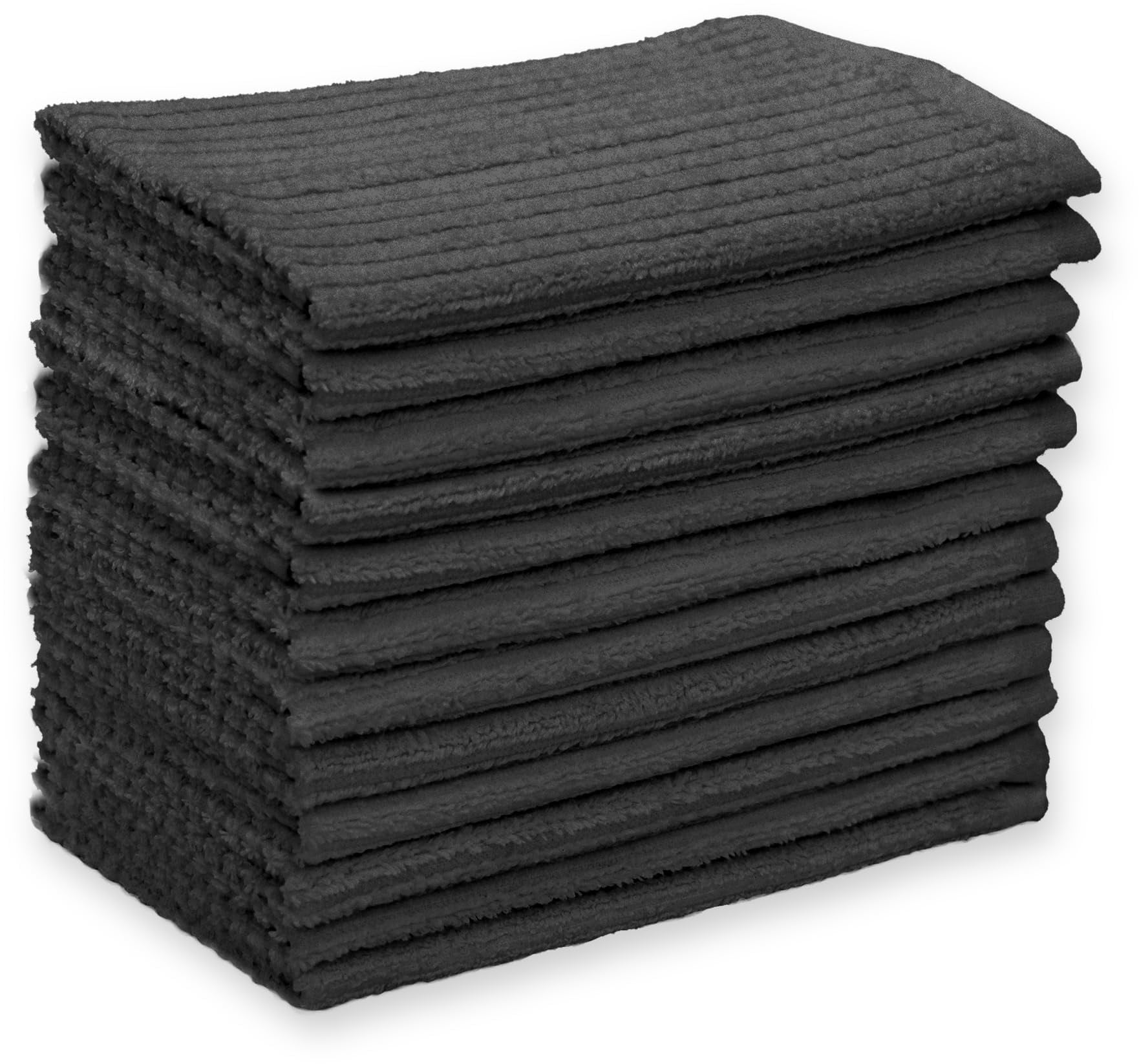 ZUPERIA Bar Mop Kitchen Towels - Pack of 12 (16"x19”) Ring Spun Cotton ...
