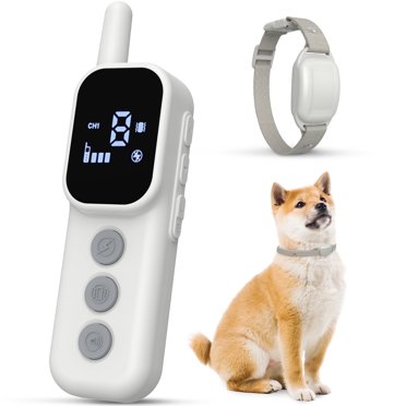 Petrainer Waterproof Vibrating Dog Shock Collar with Adjustable Electric Charging, for Training ...