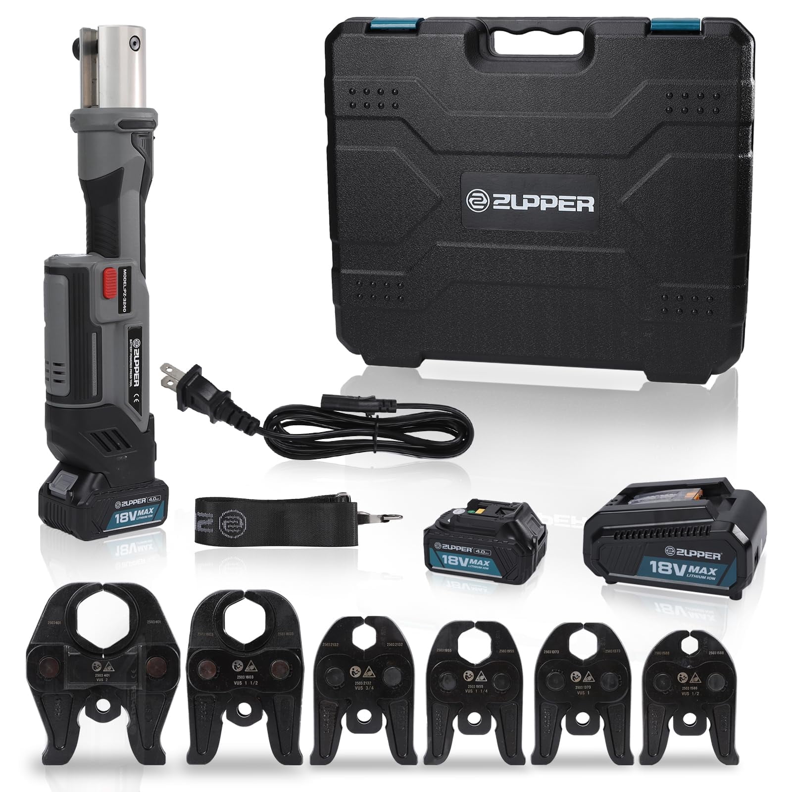 ZUPPER Pro Press Copper Crimper Tool Hydraulically Pressing Tool Set ...